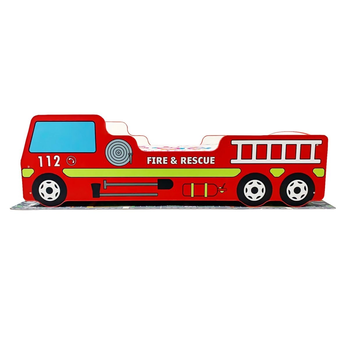 Fire Engine Bed with Mattress Toddler/Junior – Toddler Beds Shop