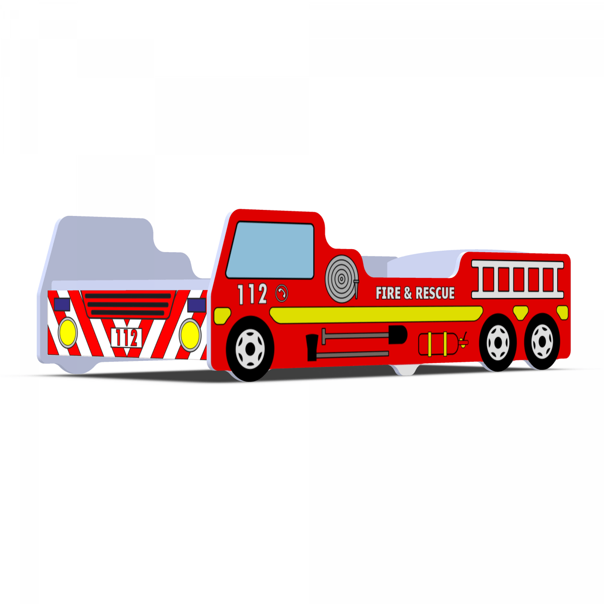 Fire Engine Bed with Mattress Toddler/Junior – Toddler Beds Shop