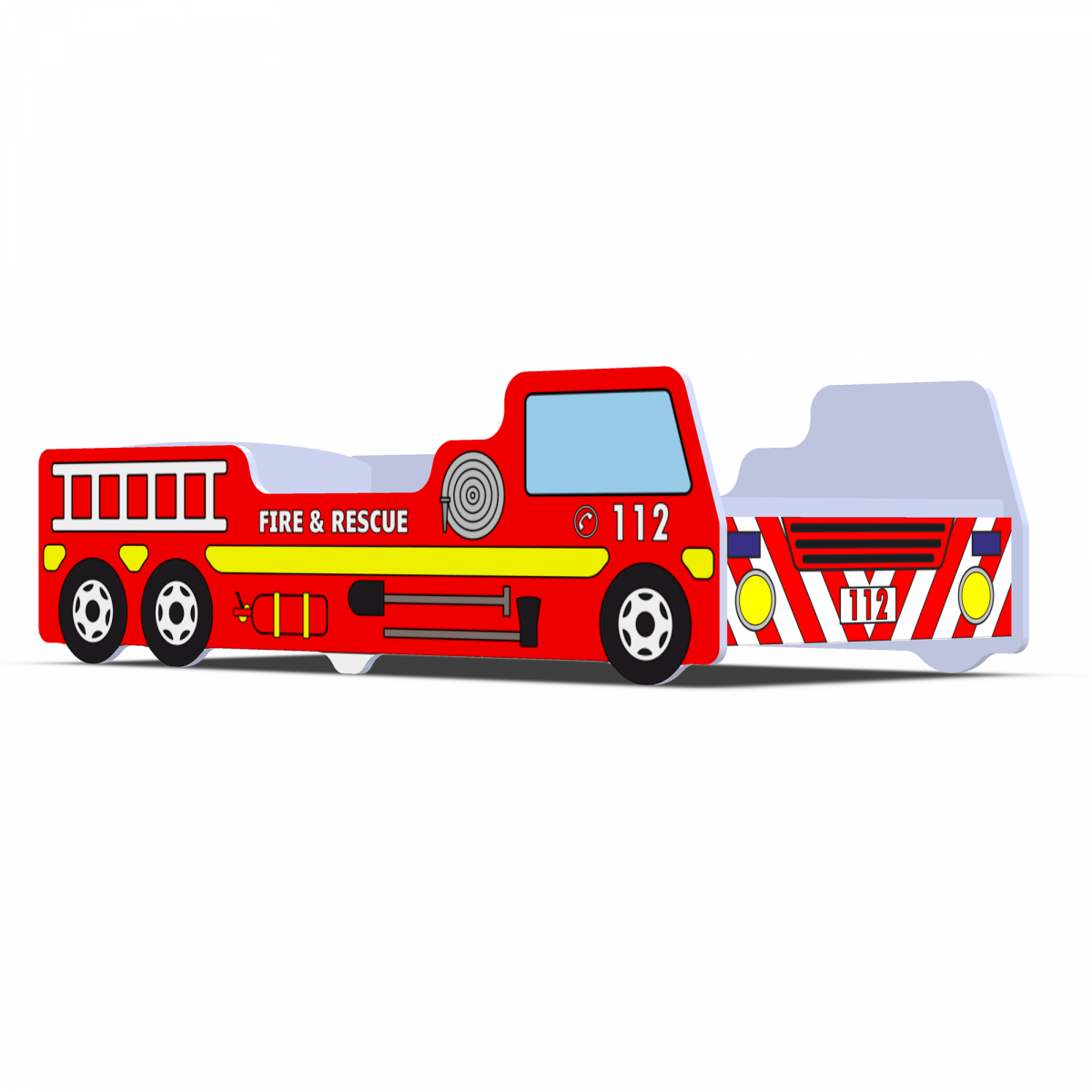 Fire Engine Bed with Mattress Toddler/Junior – Toddler Beds Shop